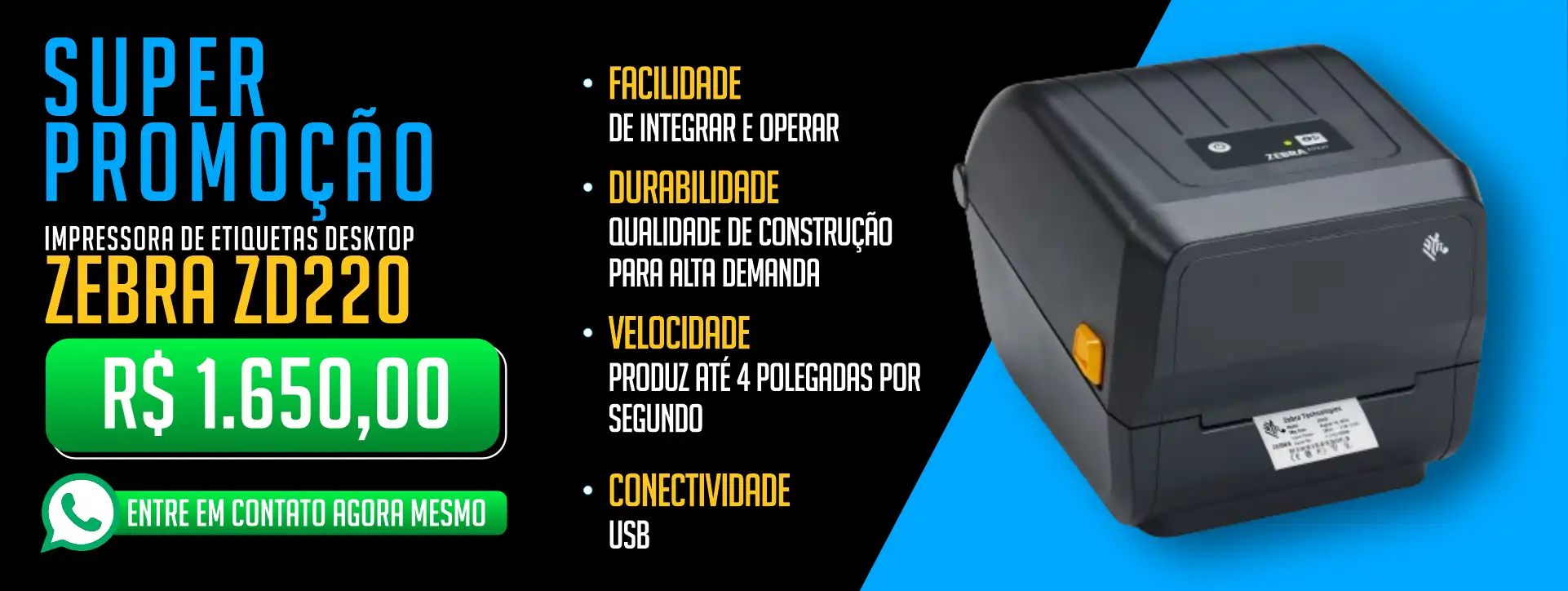 Impressora Zebra ZD220